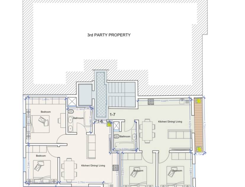 Xlendi - 2 Bedroom Apartment Shell Form