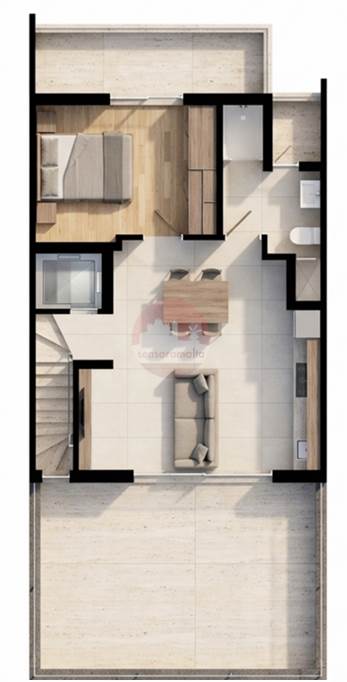 Zebbug – 1 Bedroom Penthouse